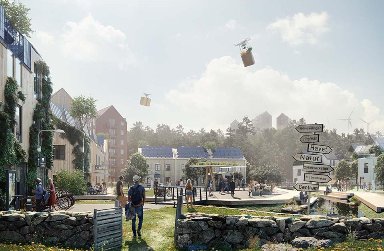 Göinge By: a smart city built in wood. - Invest in Halland